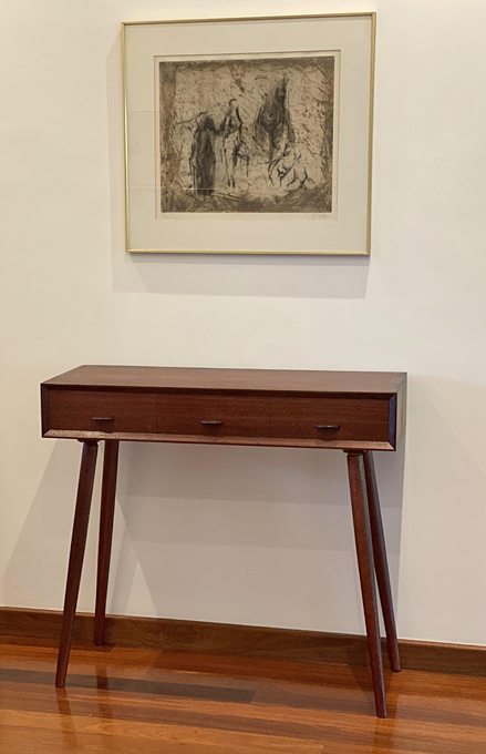 2020: Entry hall table for my niece (wedding present)